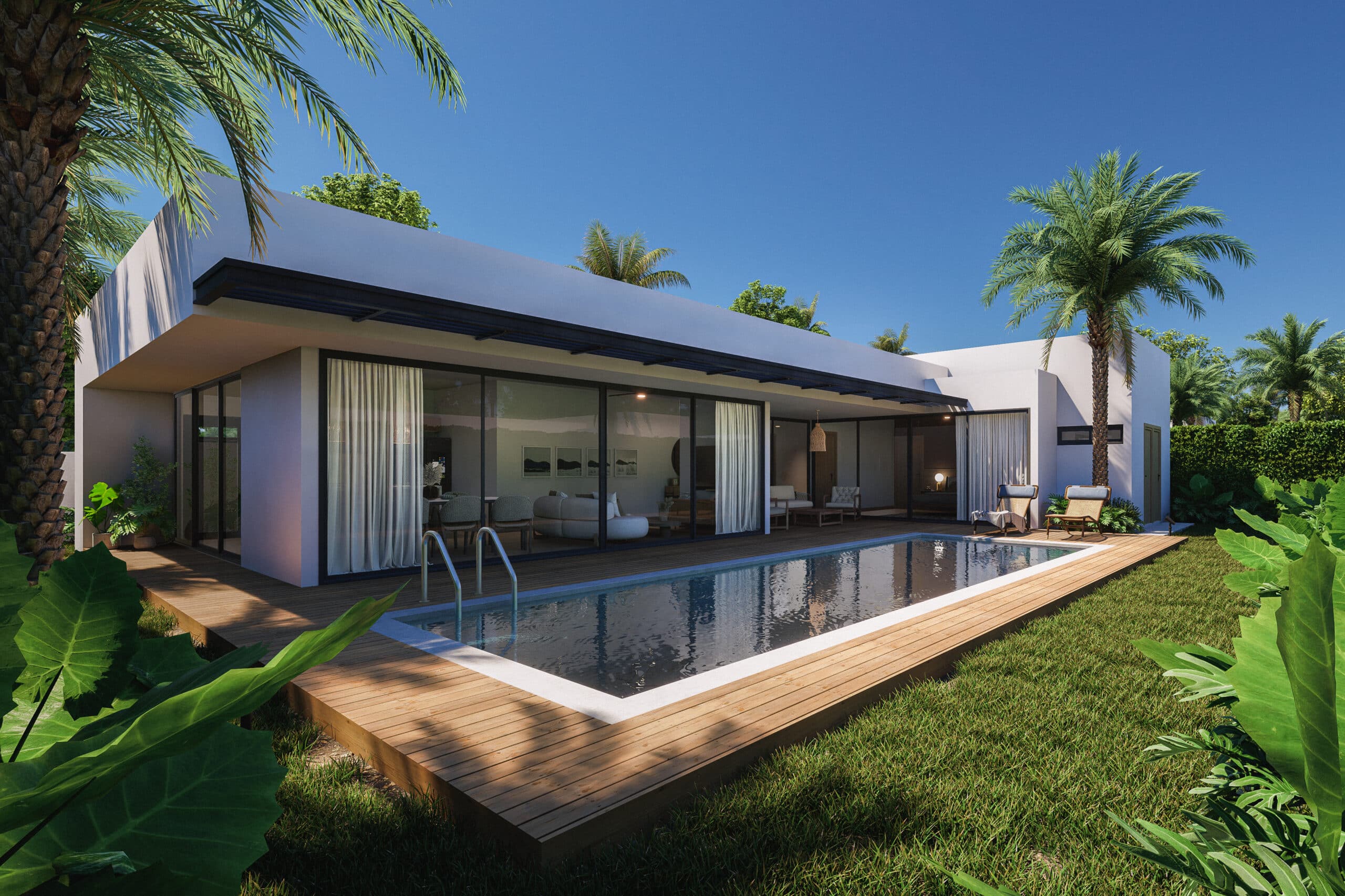 Villa moderne dans Domaine Privé - Centre Las Terrenas - Greenland Immo